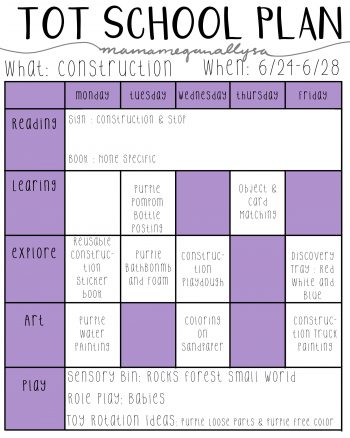 June Tot School : Early Learning Toddler Activies - MamaMeganAllysa