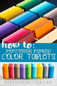 How to Create a Stunning Rainbow of Custom DIY Montessori Color Tablets ...