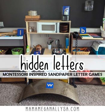 +15 Fun Montessori Sandpaper Letter Games and Extensions - MamaMeganAllysa