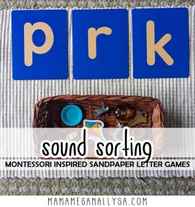 +15 Fun Montessori Sandpaper Letter Games and Extensions - MamaMeganAllysa